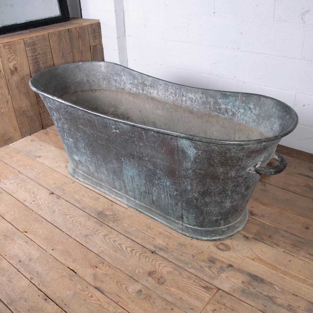 Antique Copper Bathtub with Handles | Antique French Baths Ltd
