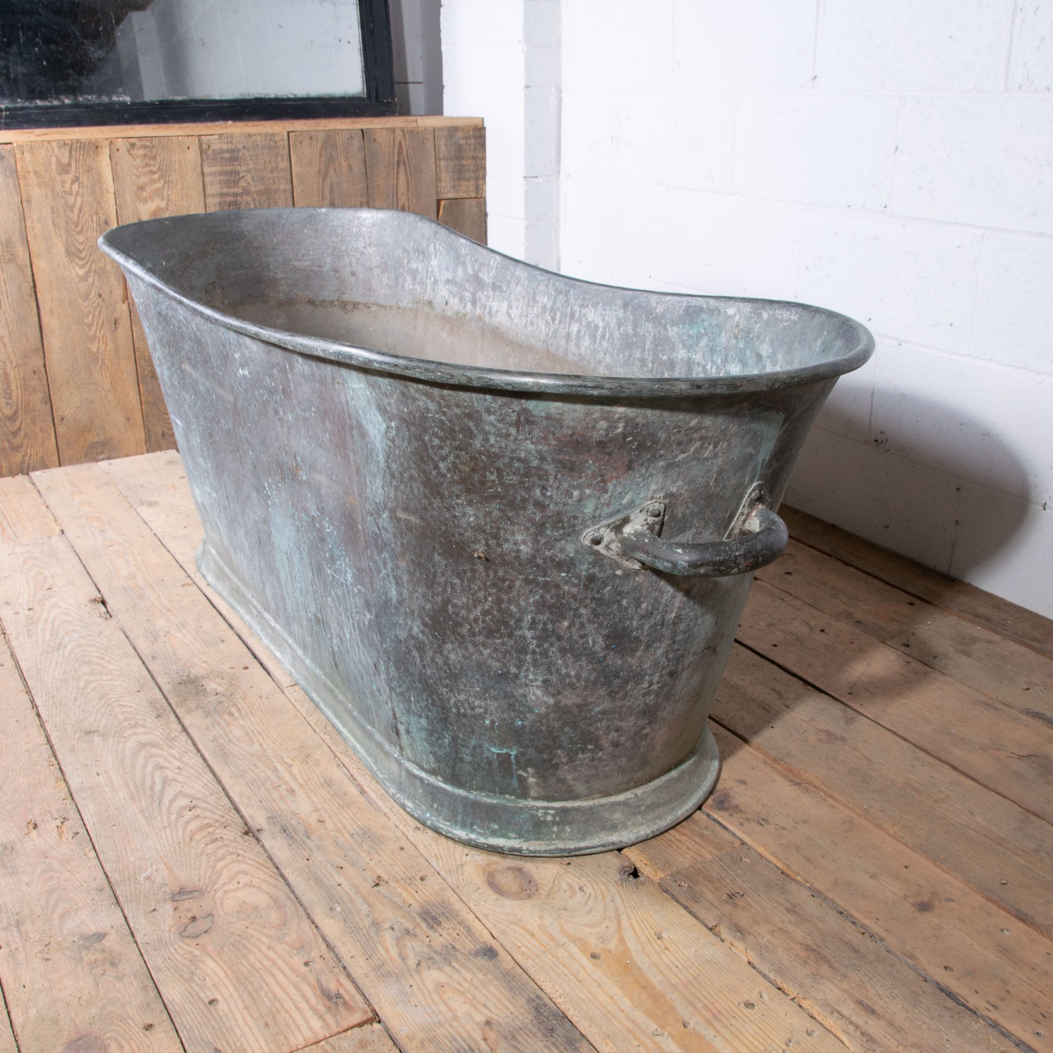 Antique Copper Bathtub with Handles | Antique French Baths Ltd