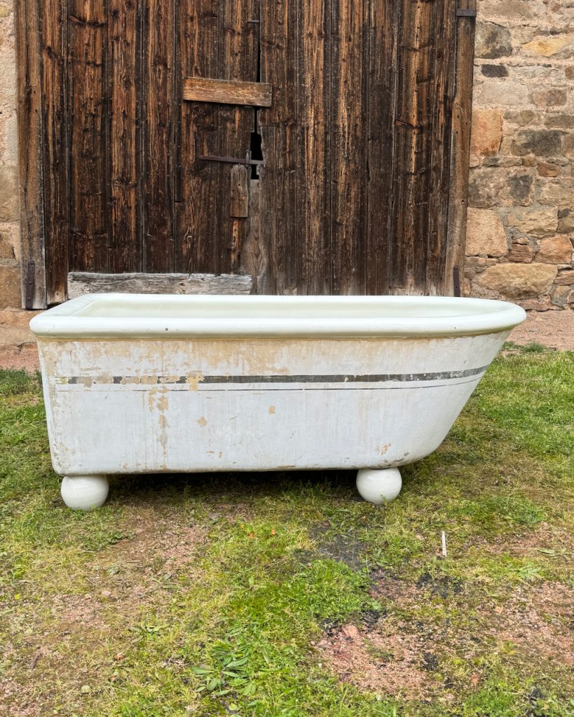 Art Deco Fireclay Bath | Antique French Baths Ltd